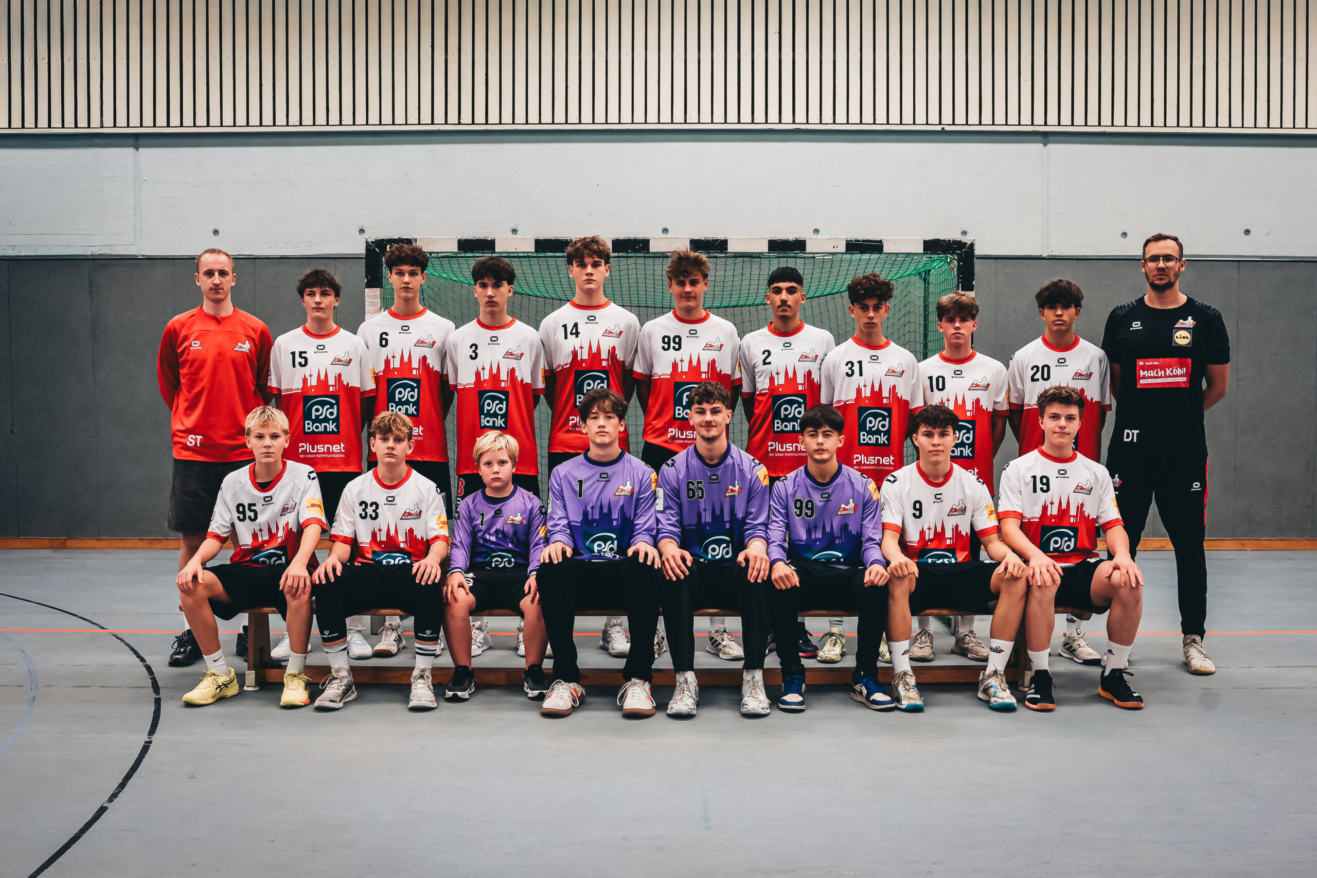 das TEAM U17 - JSG Handball Köln